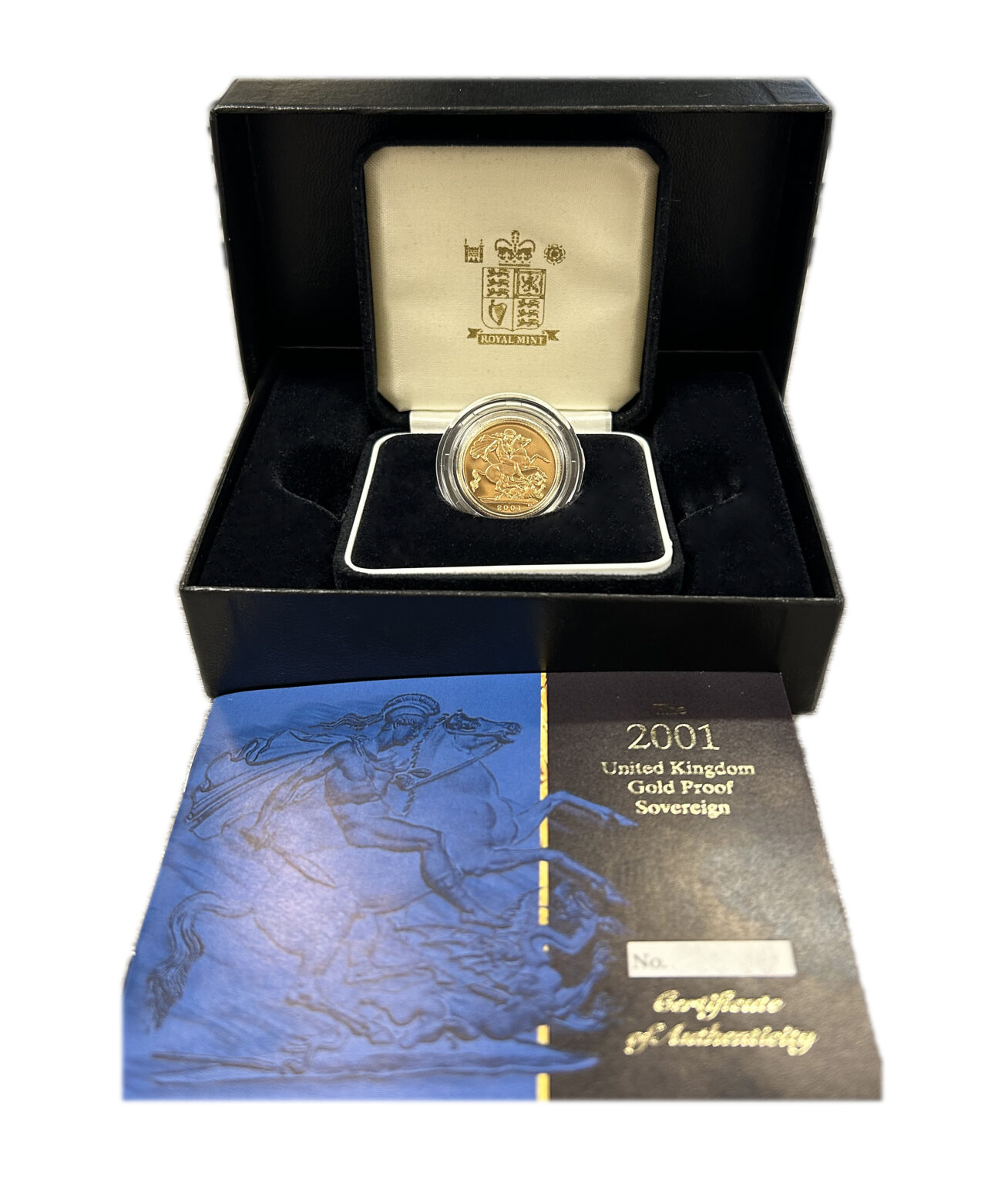 Proof Gold Sovereign 2001 - ATS Bullion