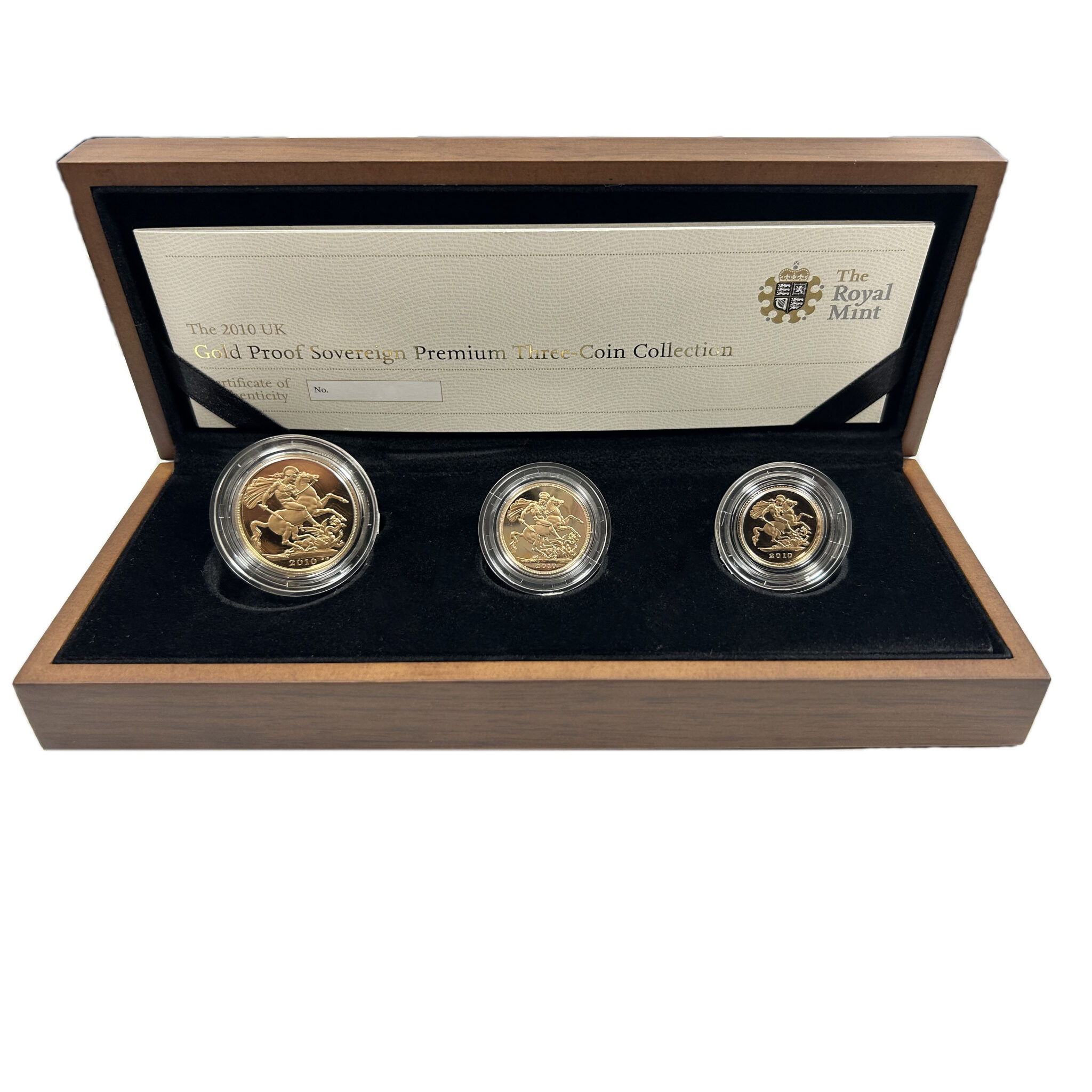 Proof Gold Premium Three Coin Sovereign Set 2010 - ATS Bullion