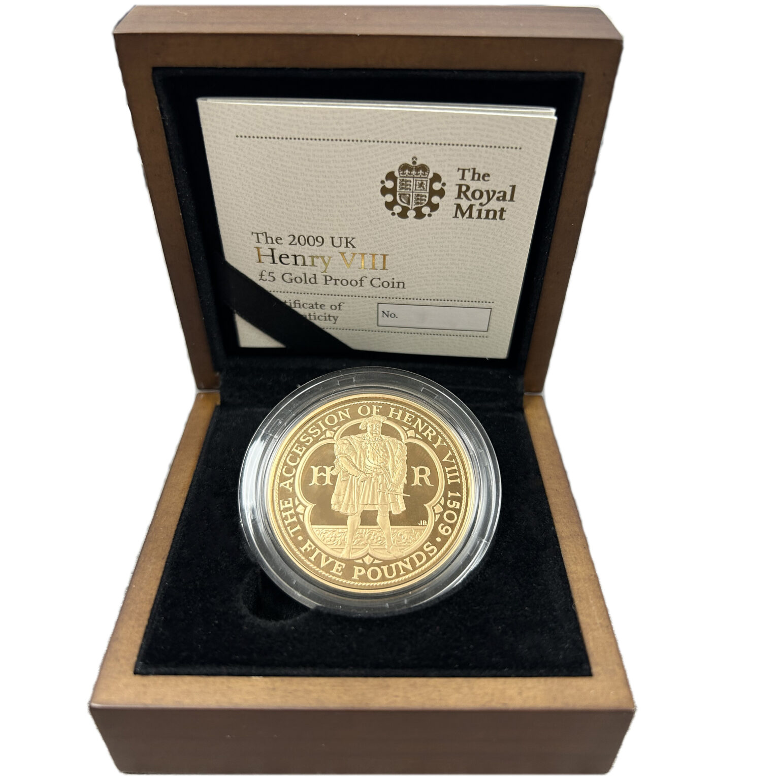 Proof Gold £5 - Henry VIII - ATS Bullion