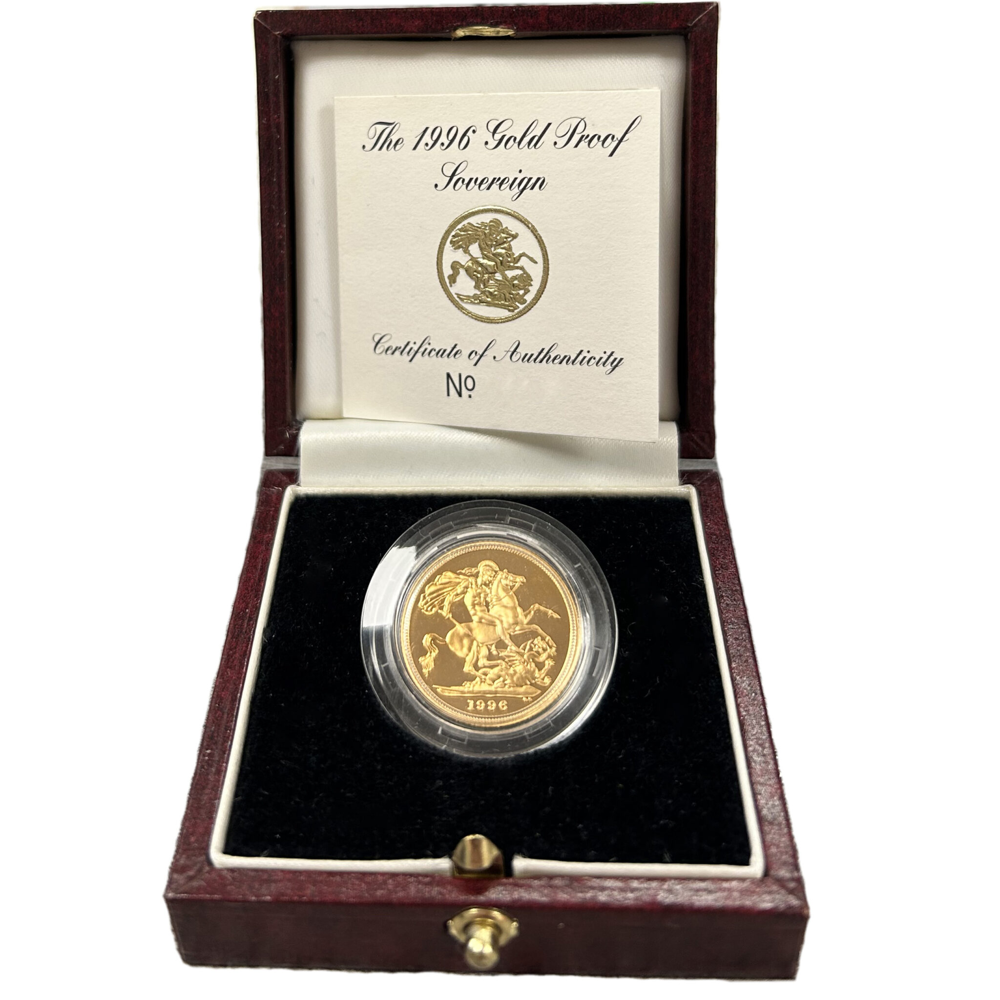 Proof Gold Sovereign 1996 - ATS Bullion
