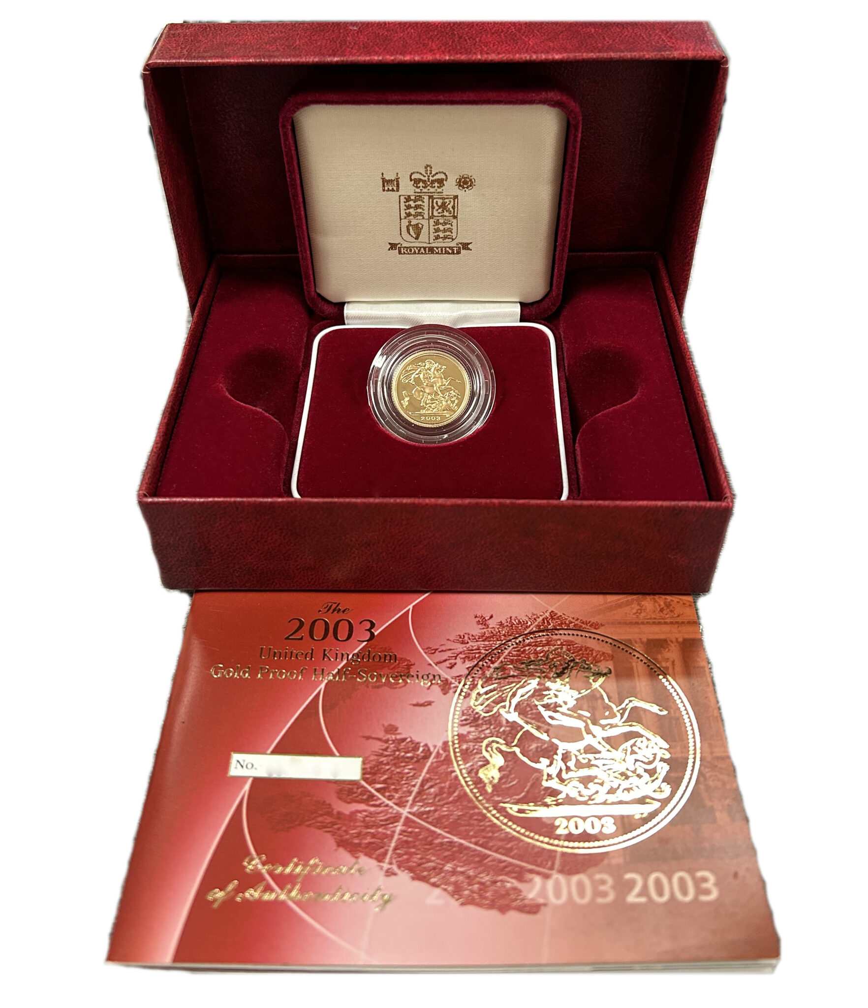 Proof Gold Half Sovereign 2003 - ATS Bullion