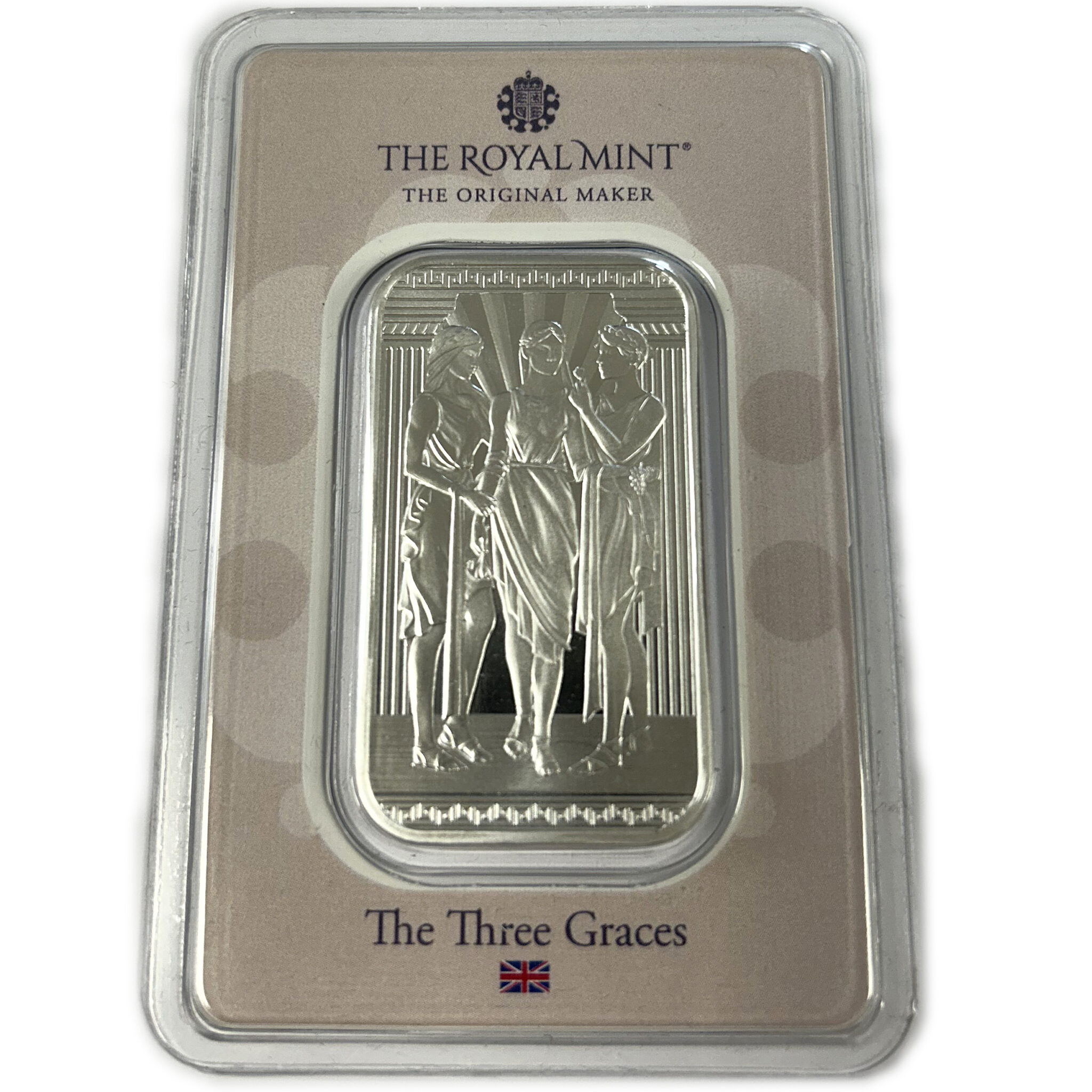 One Ounce Silver Bar - The Three Graces - ATS Bullion