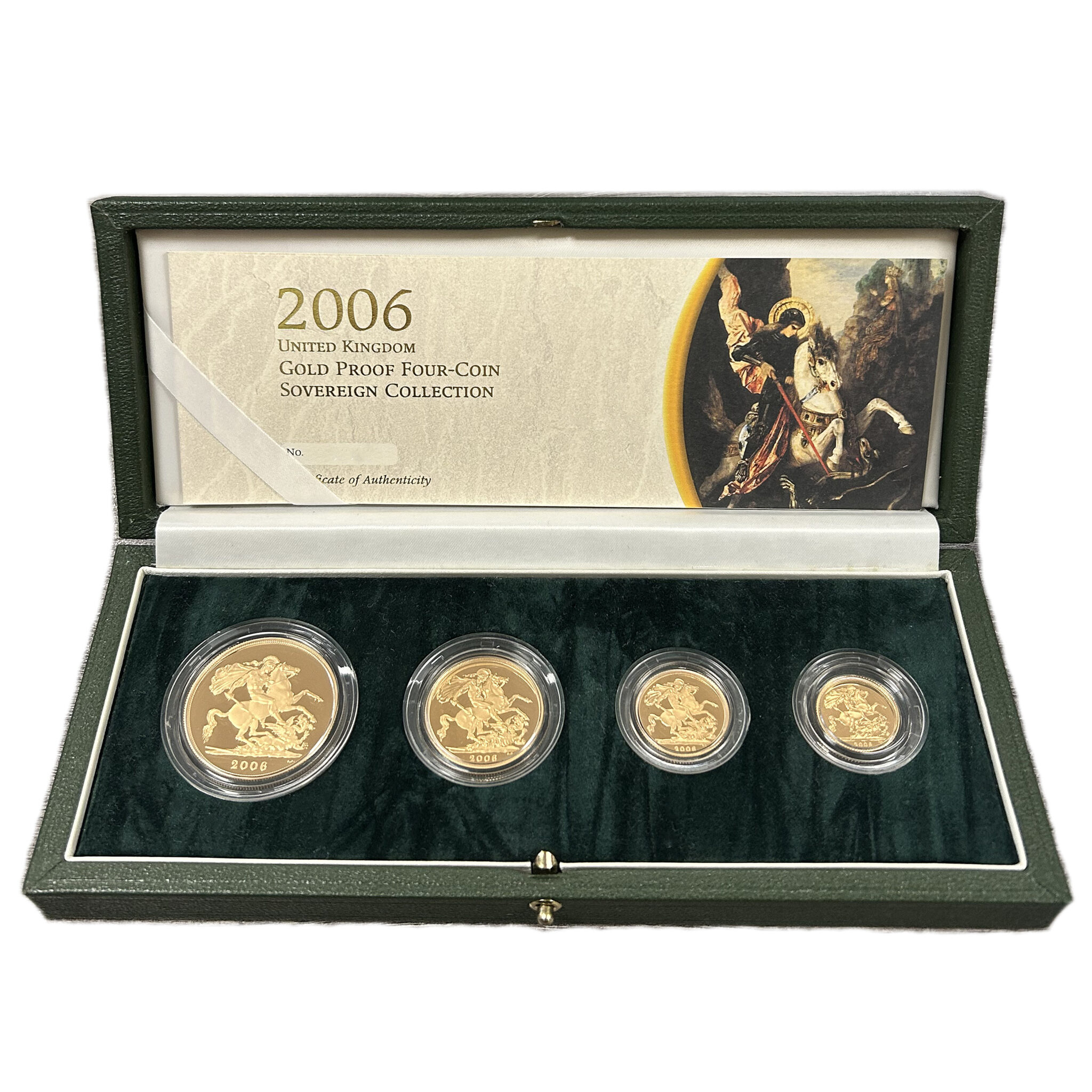 Proof Gold Four Coin Sovereign Set 2006 - ATS Bullion