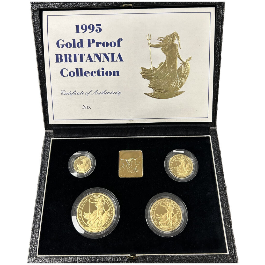 Proof Gold Britannia Four Coin Set 1995 - ATS Bullion