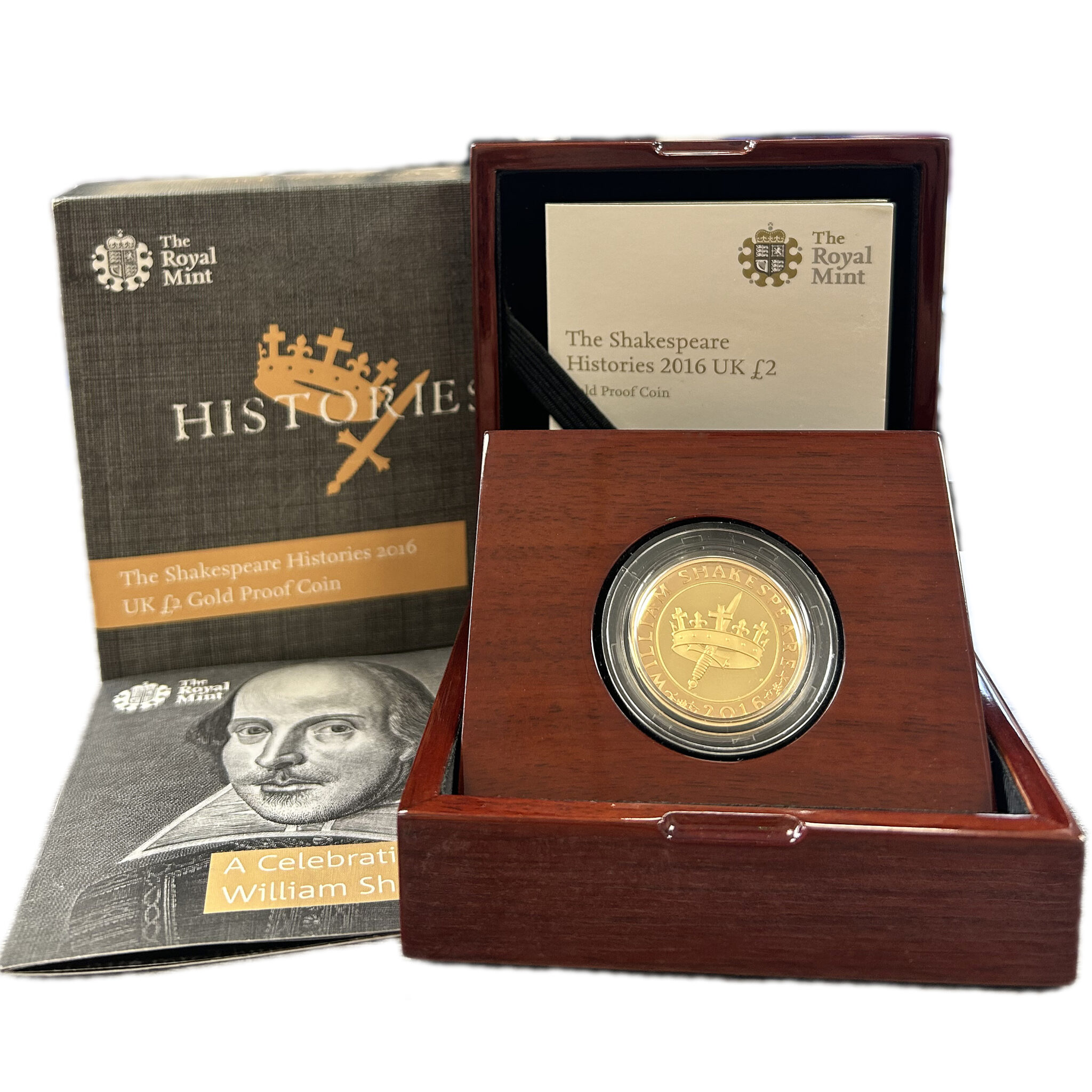 Proof Gold £2 - The Shakespeare Histories - ATS Bullion