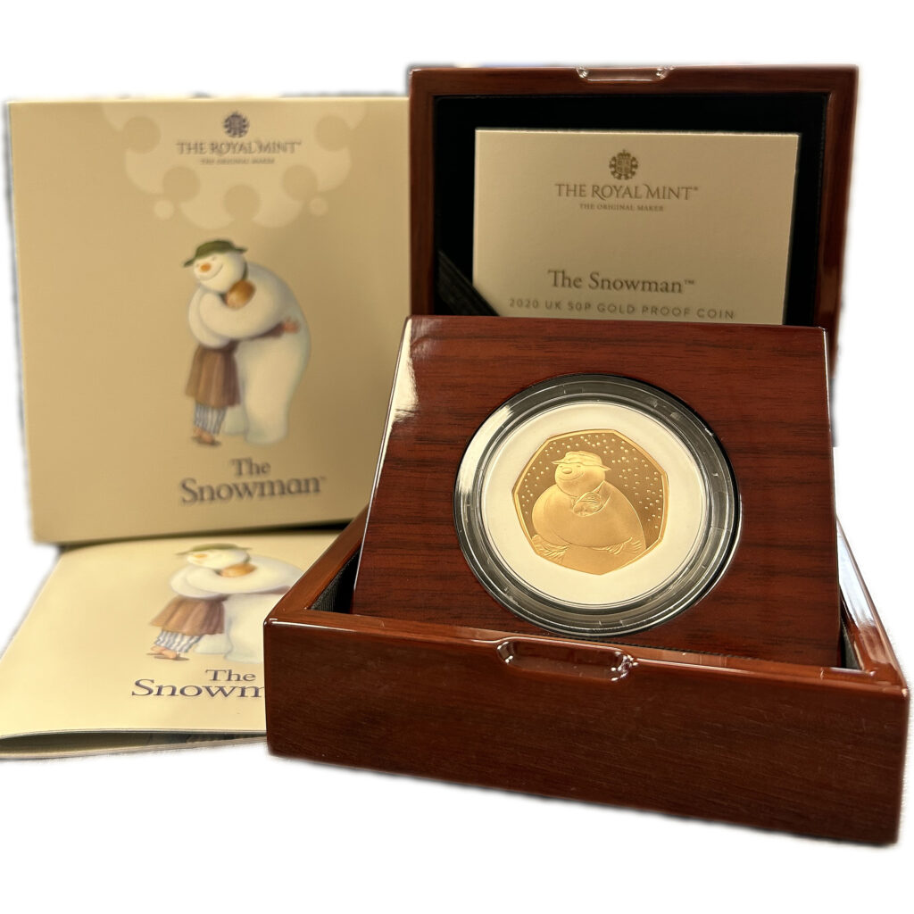 Proof Gold 50p - The Snowman - ATS Bullion