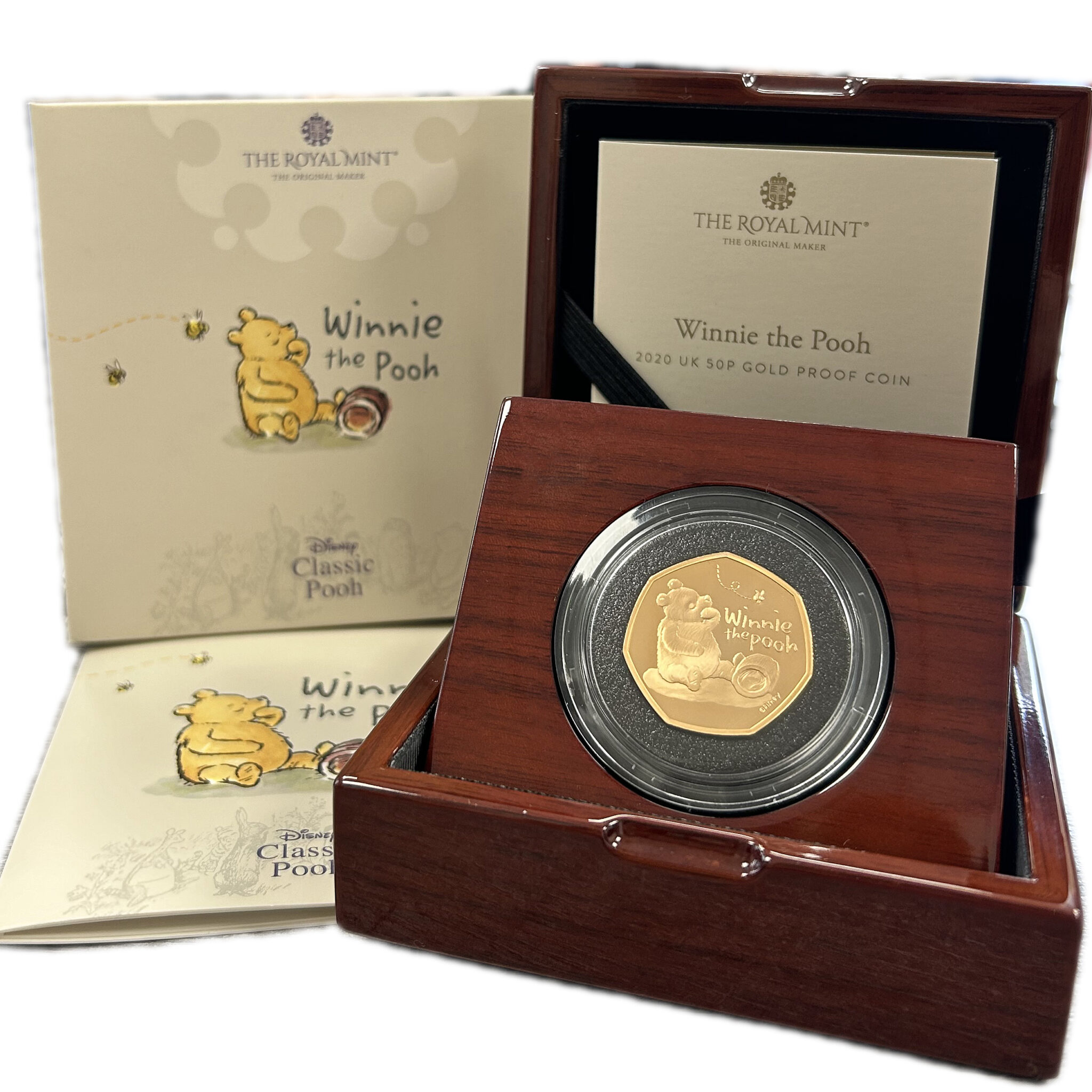 Proof Gold 50p - Winnie the Pooh - ATS Bullion