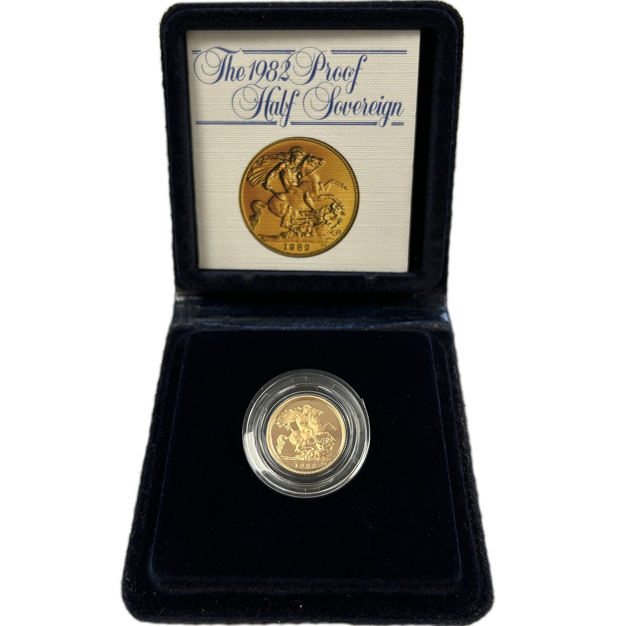 Proof Gold Half Sovereign 1982 - ATS Bullion