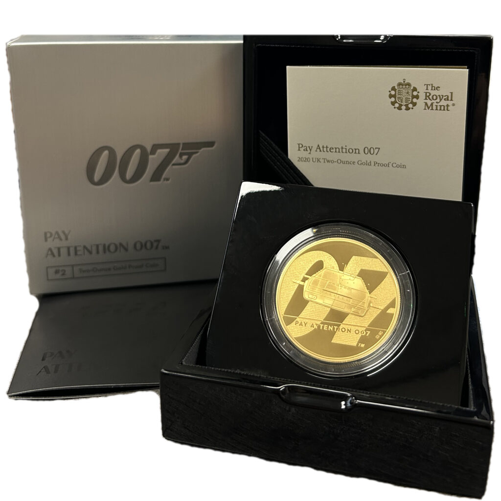Proof Gold Two Ounce - Pay Attention 007 - ATS Bullion