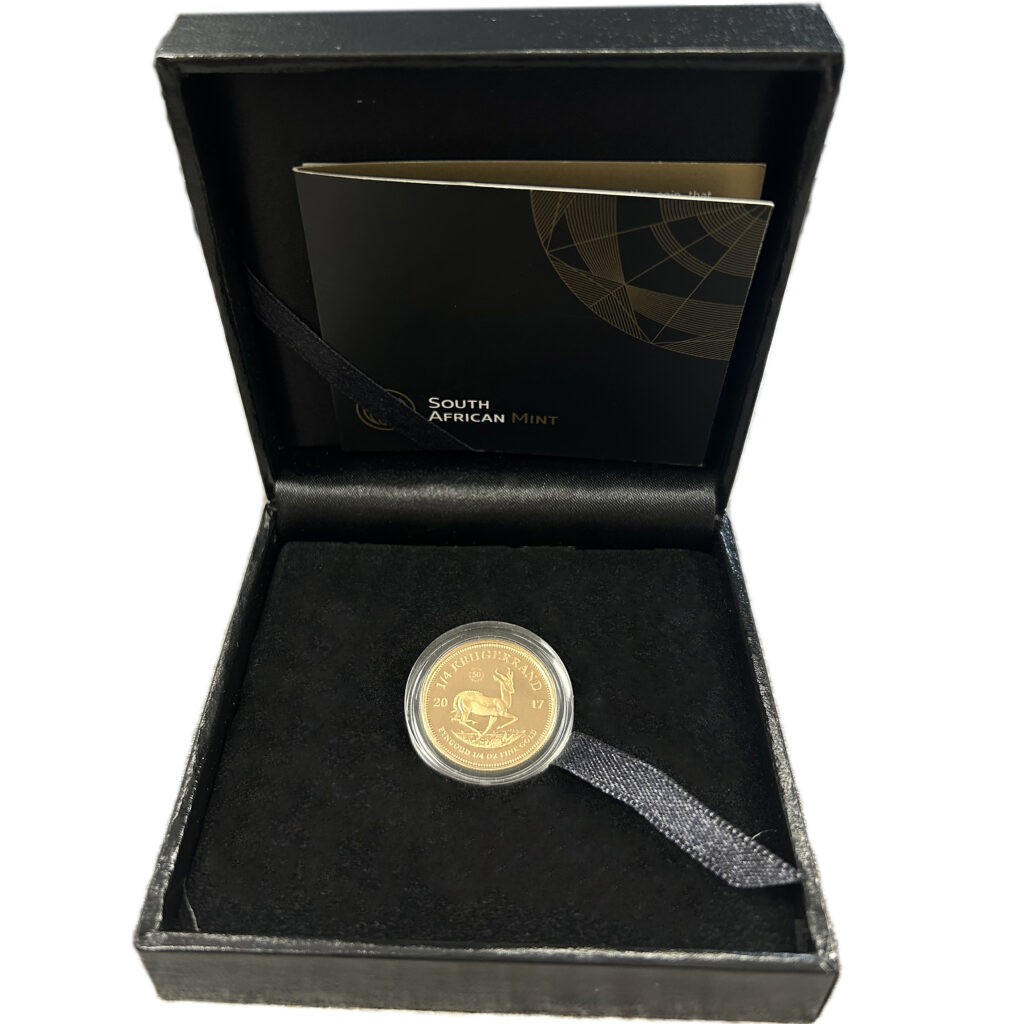 Proof Gold Quarter Ounce Krugerrand 2017 - ATS Bullion