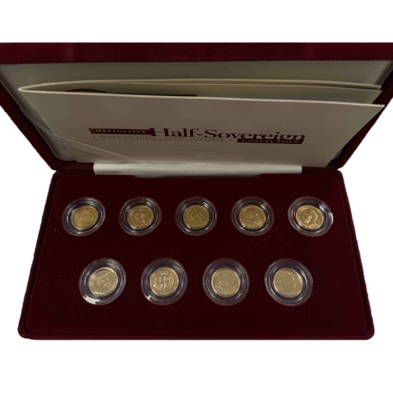 Definitive Half Sovereign Collection - Queen Victoria - Queen Elizabeth ...