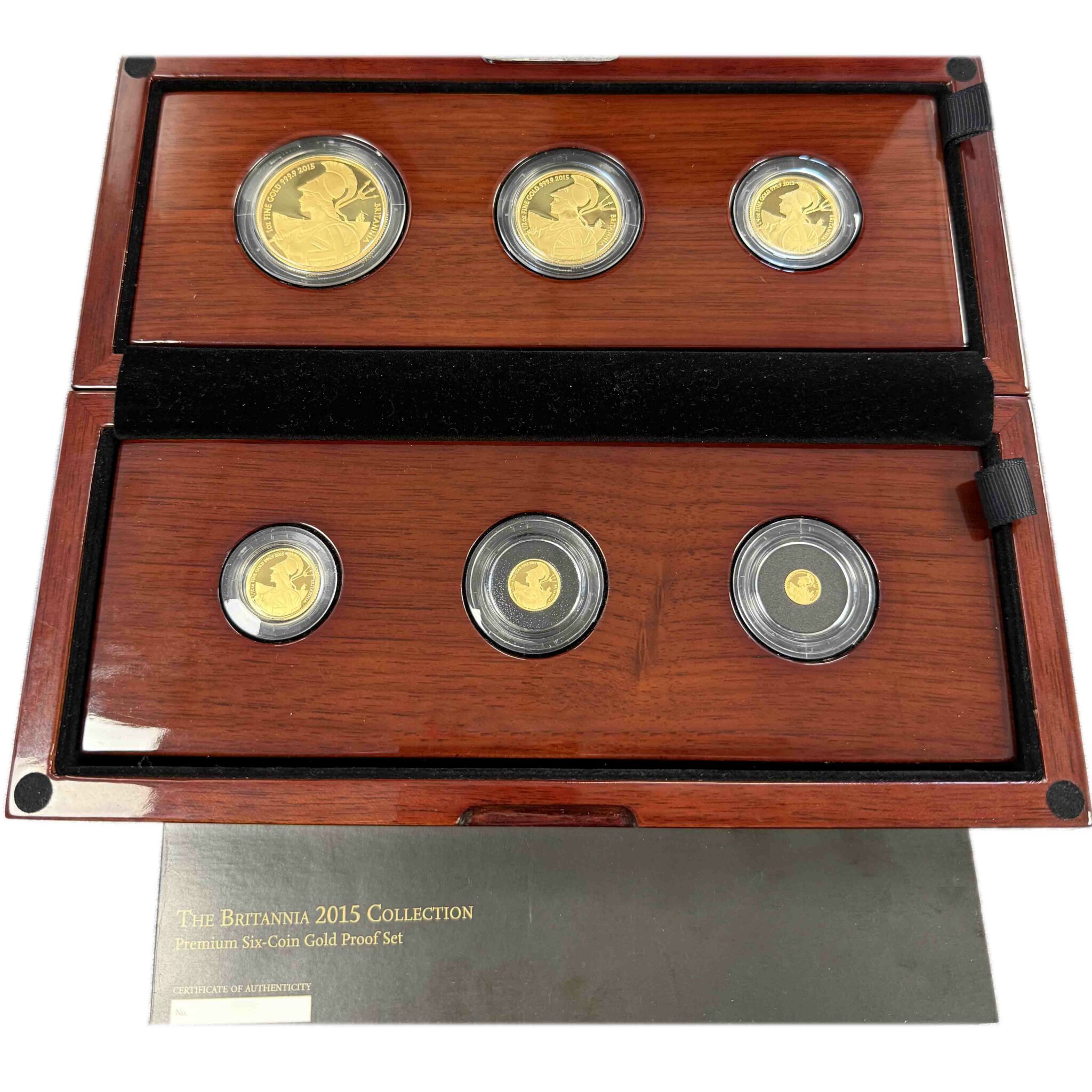 Proof Gold Britannia Six Coin Set 2015 - ATS Bullion