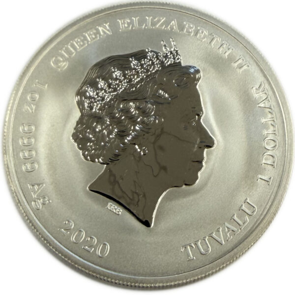 One Ounce Silver James Bond - 007, Tuvalu Coin - ATS Bullion